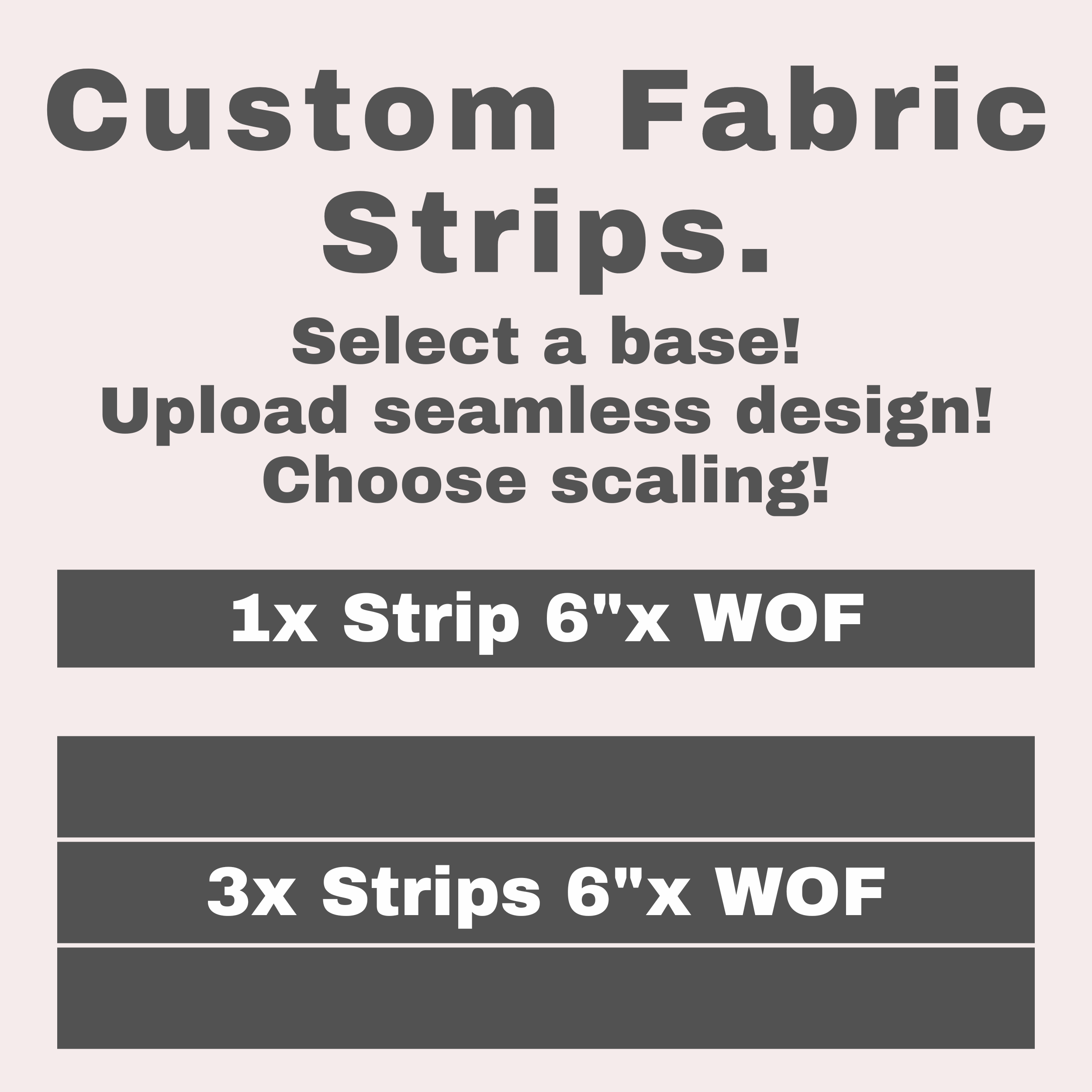 Custom Printed Strips – Freedom Fabrics